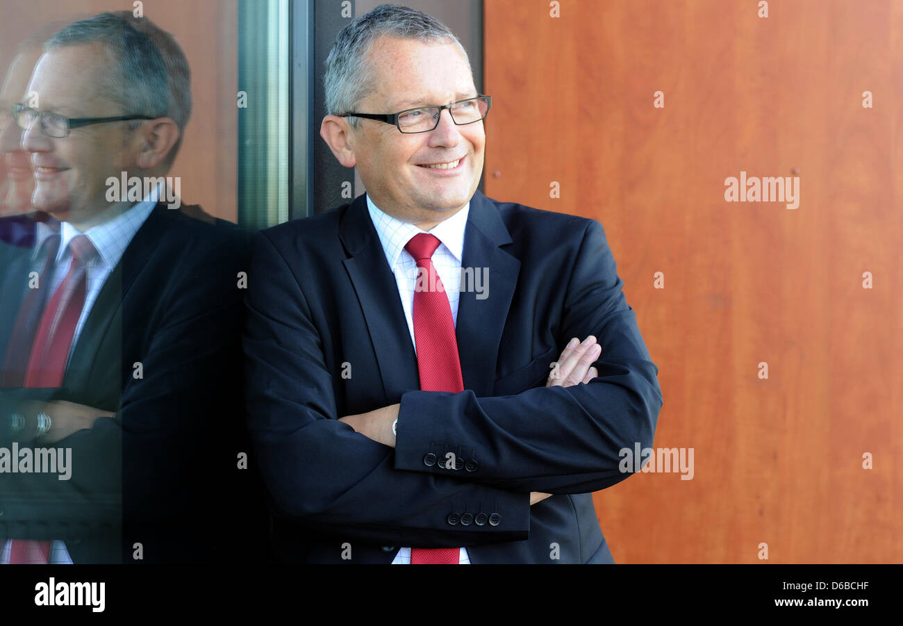The General Manager of Ahold Europe in Germany, Juergen Hotz, poses for ...