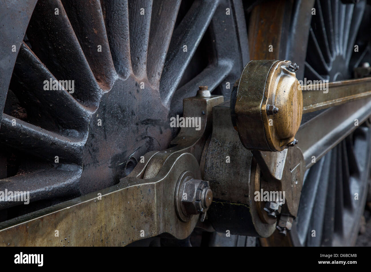 Steam Train Wheels Stock Photo - Alamy