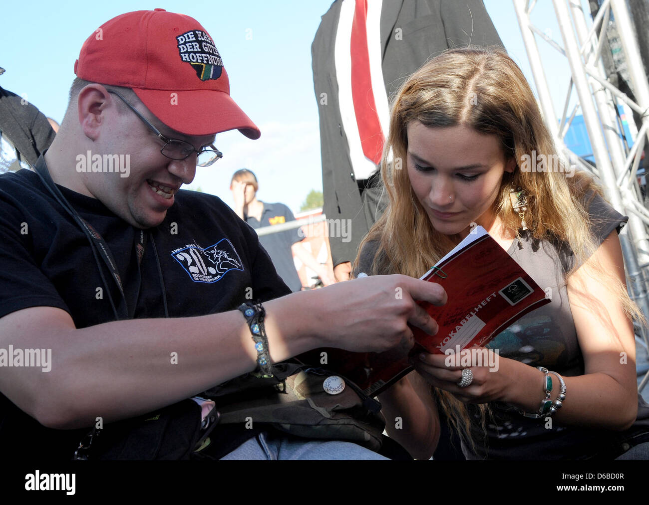 British soul and r&b singer Joss Stone signs autographs as she presents ...