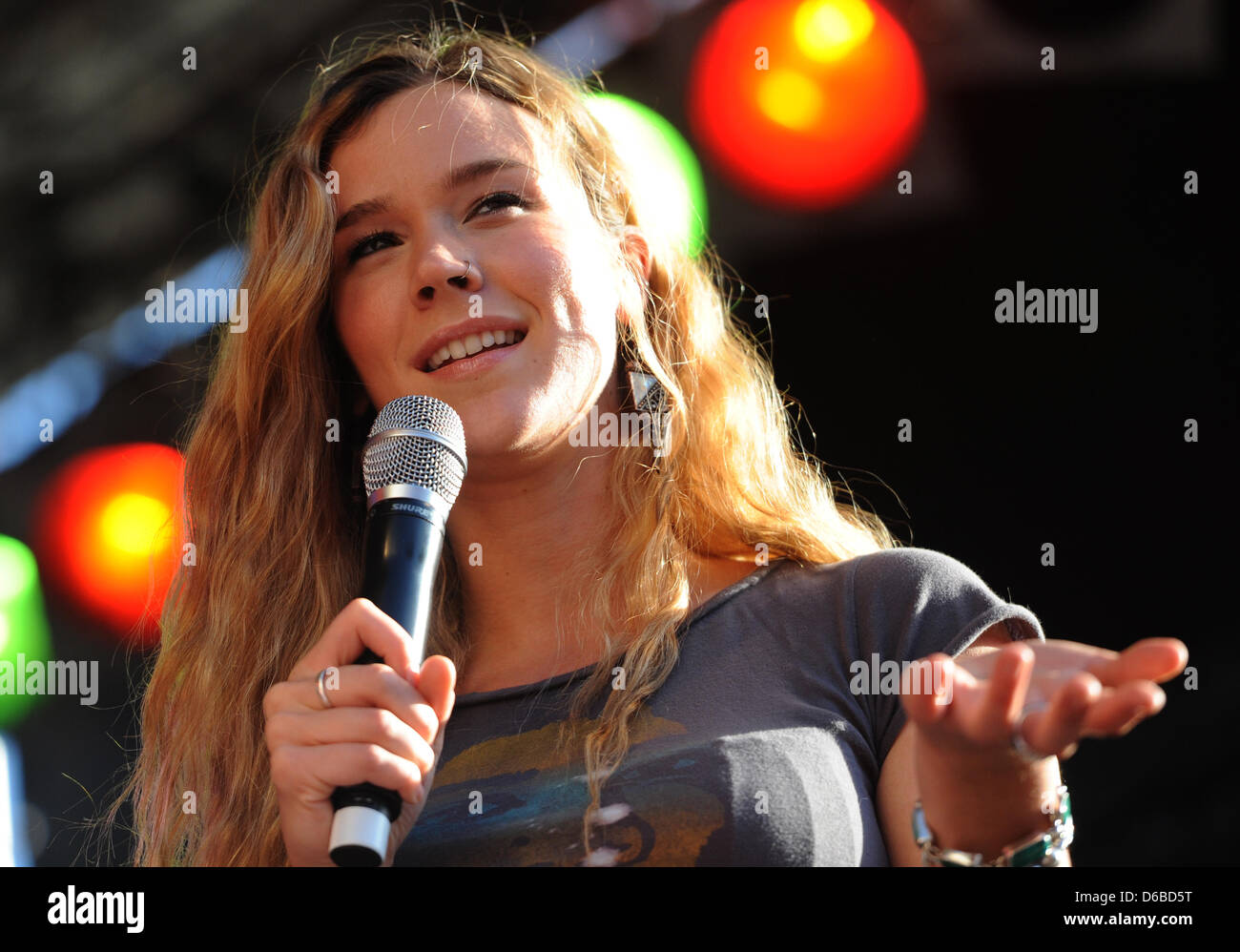 British soul and r&b singer Joss Stone presents her new album at a ...