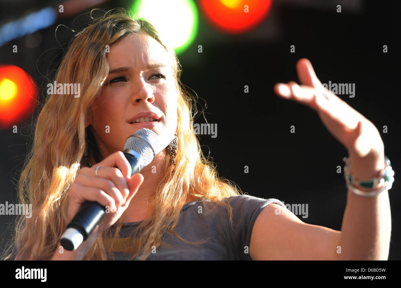 British soul and r&b singer Joss Stone presents her new album at a ...