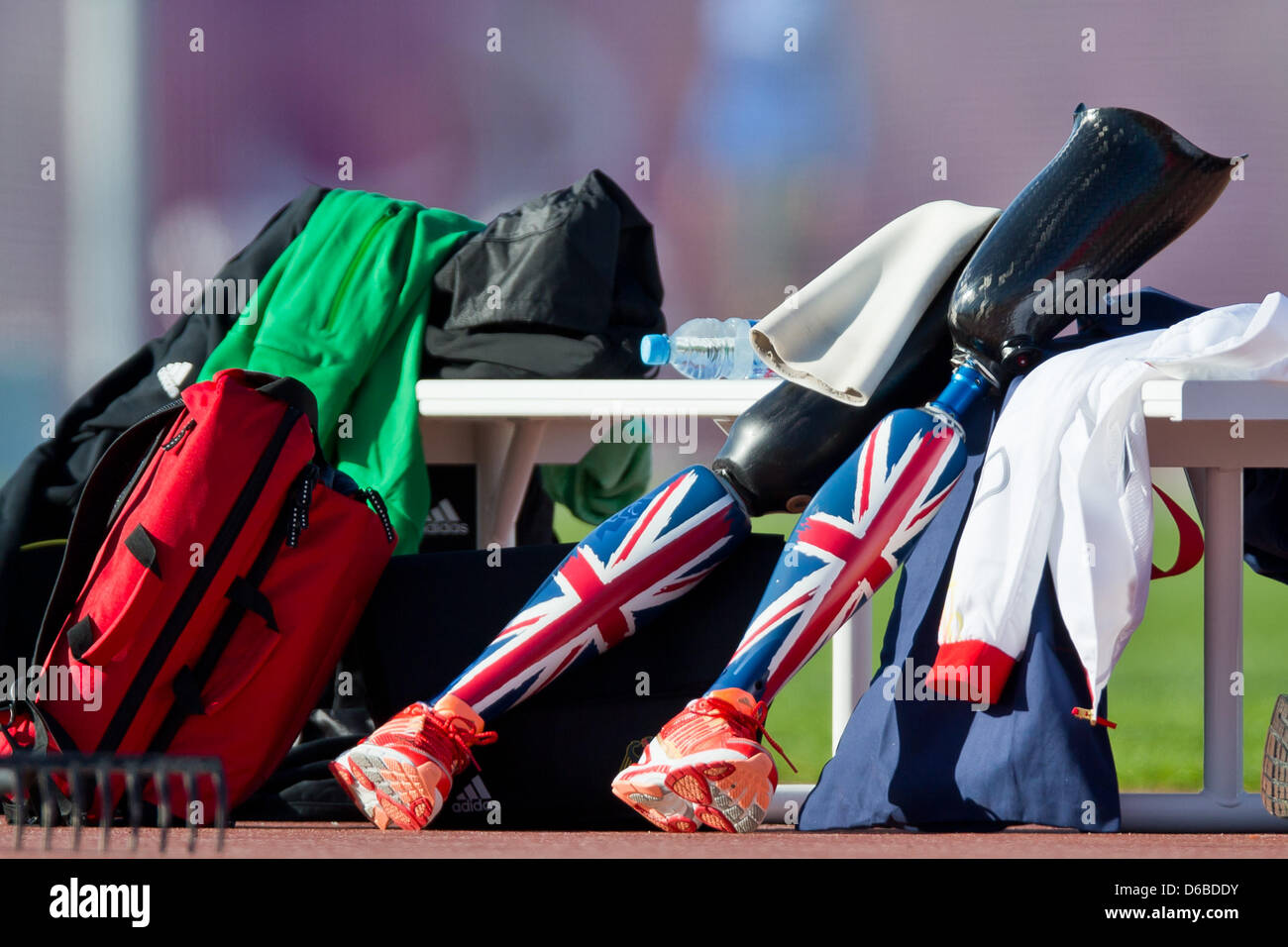 The protheses (not for competition) of Vanessa Low of Germany during a ...