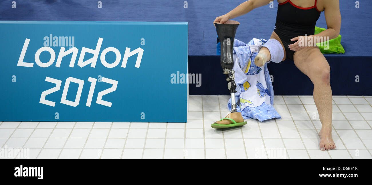 Elizabeth Stone of the USA is seen after a Swimming training session at ...