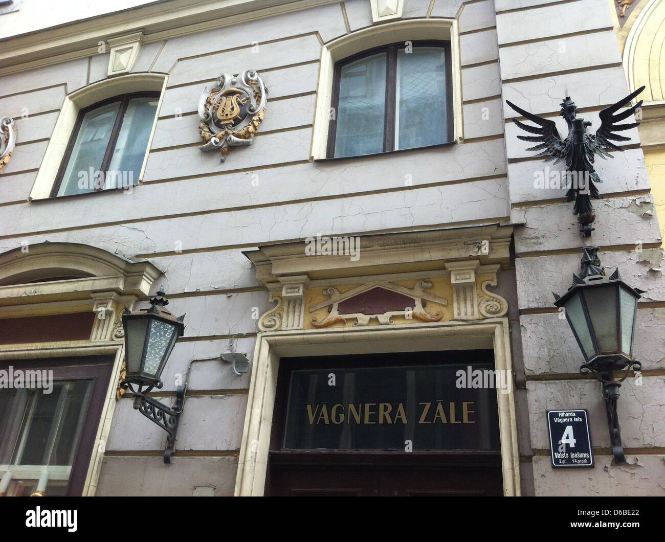 The historic Wagner concert hall is pictured on Richard Wagner Street ...