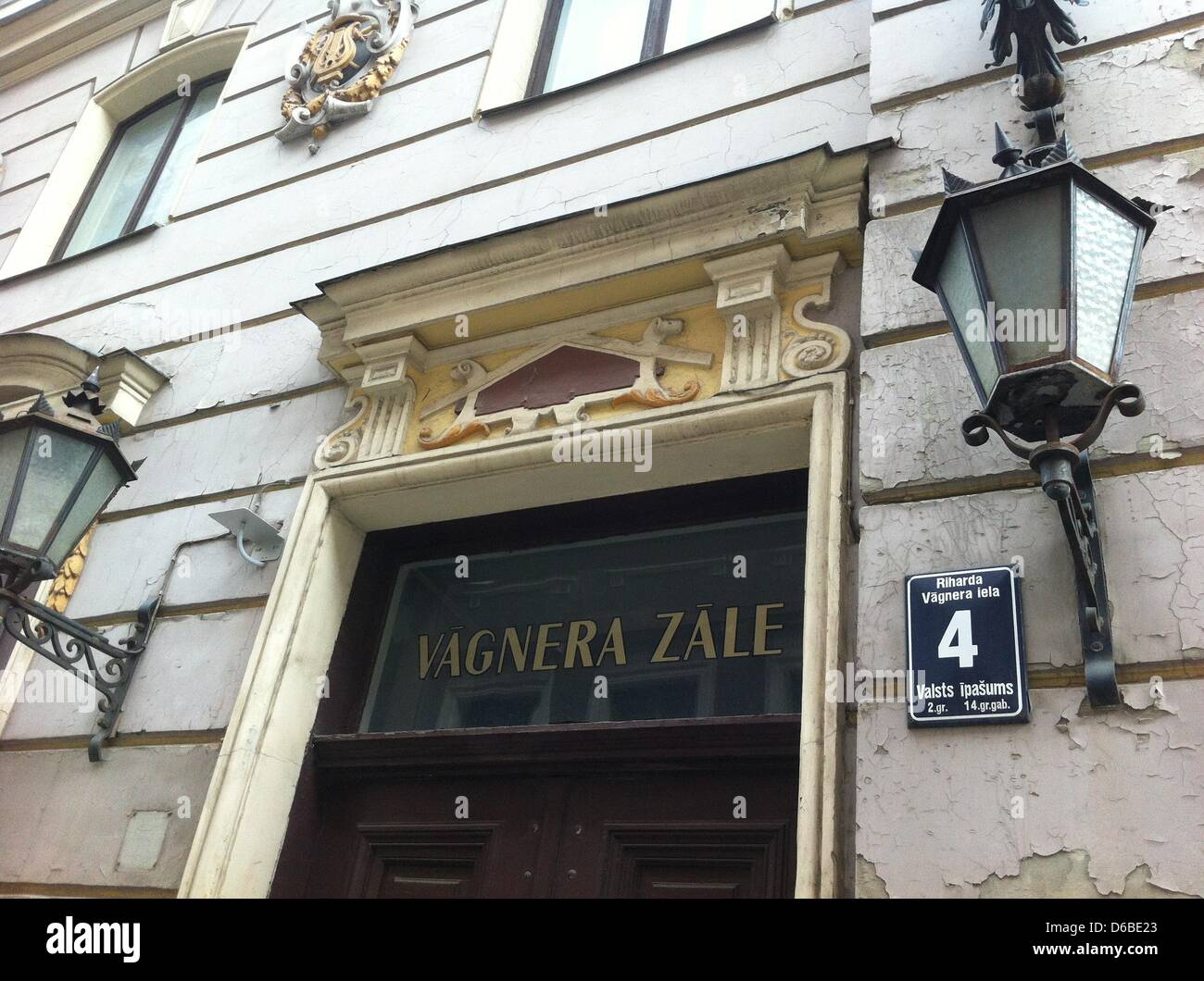 The historic Wagner concert hall is pictured on Richard Wagner Street ...