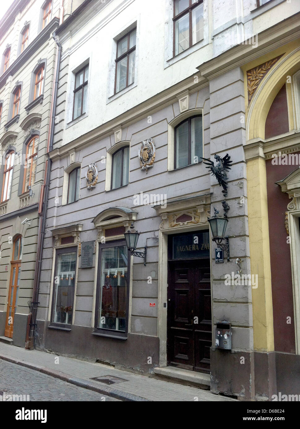 The historic Wagner concert hall is pictured on Richard Wagner Street ...