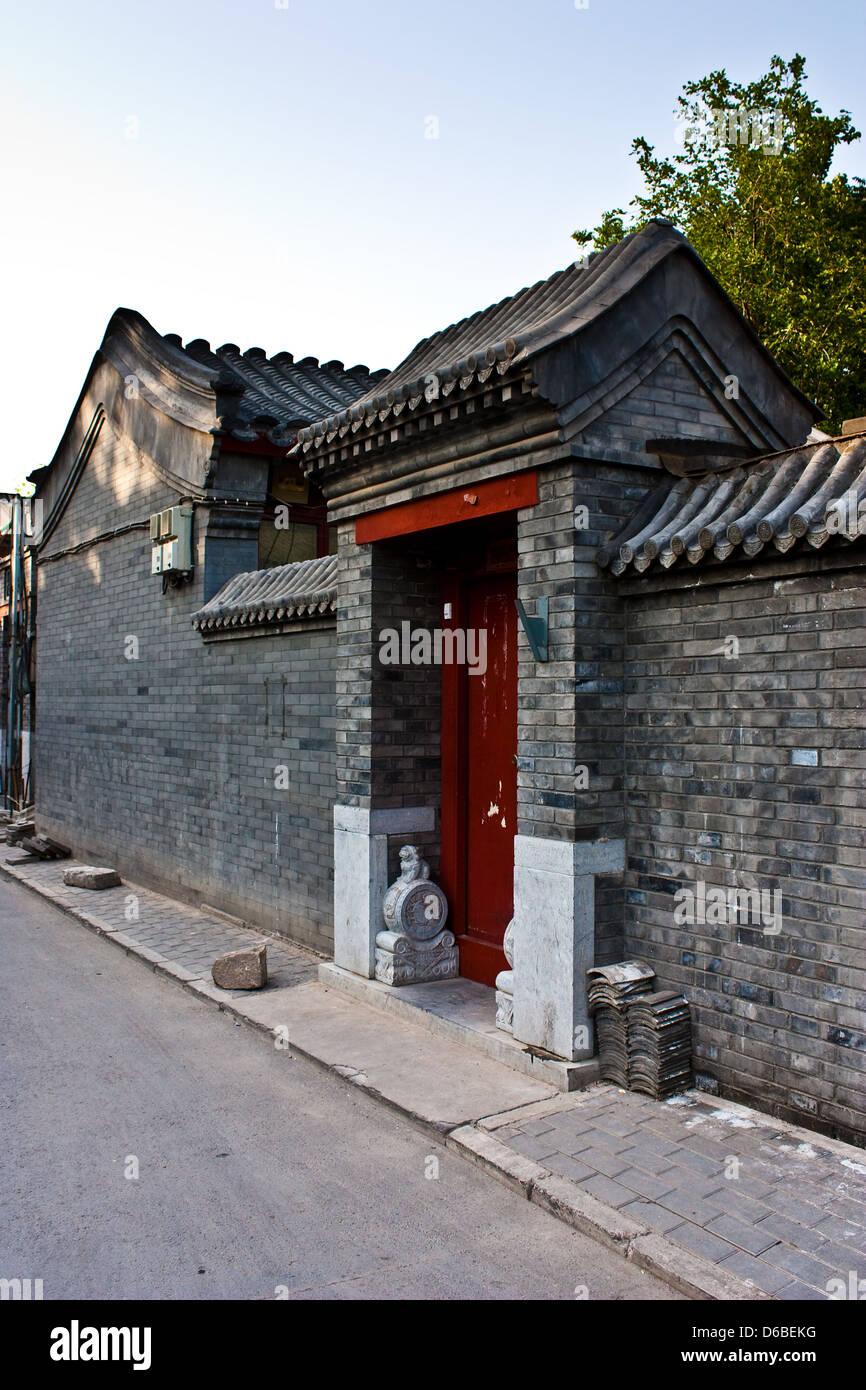 Hutong area in Beijing Stock Photo - Alamy