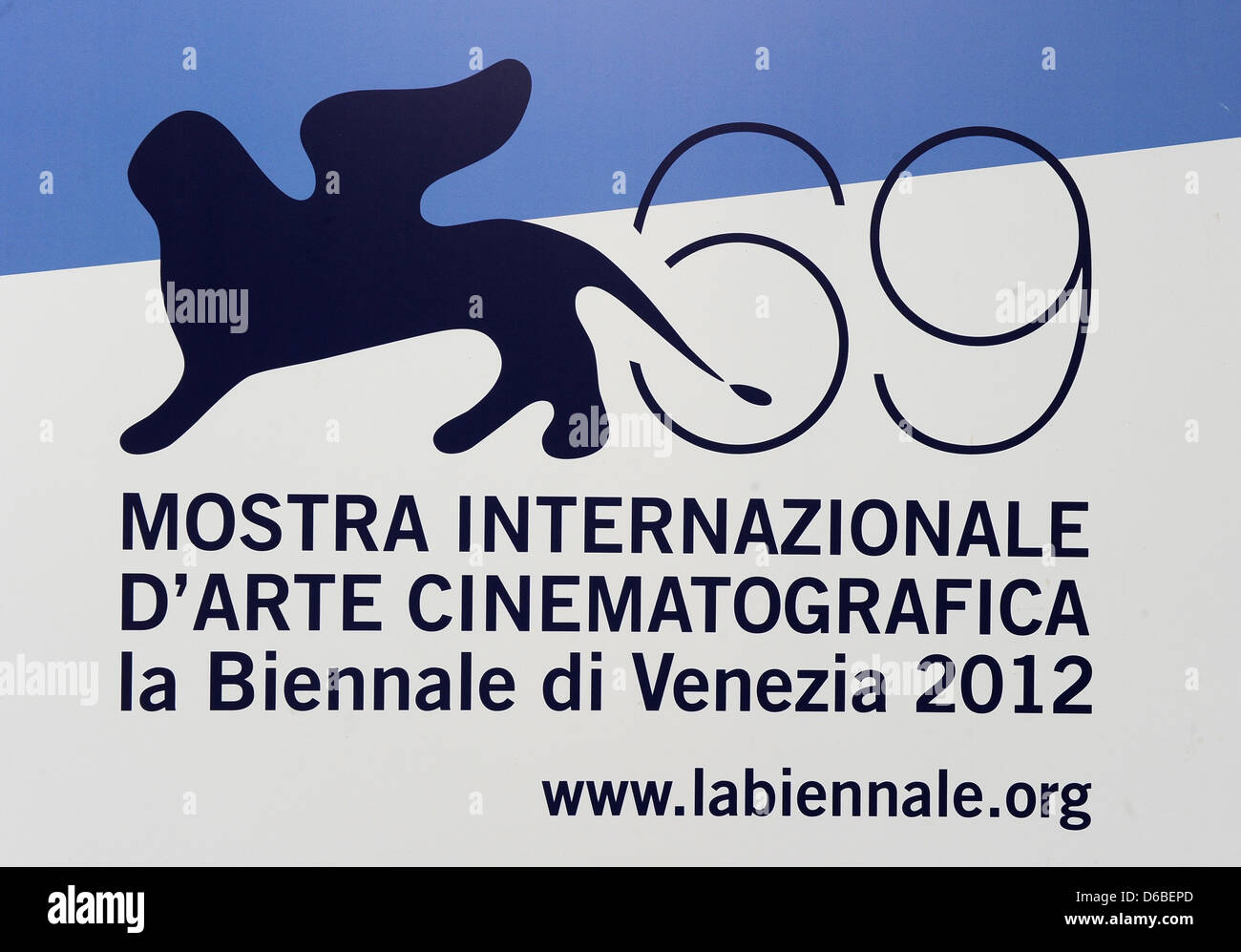 The official logo of Venice Film Festival in Venice, Italy, 28 August ...