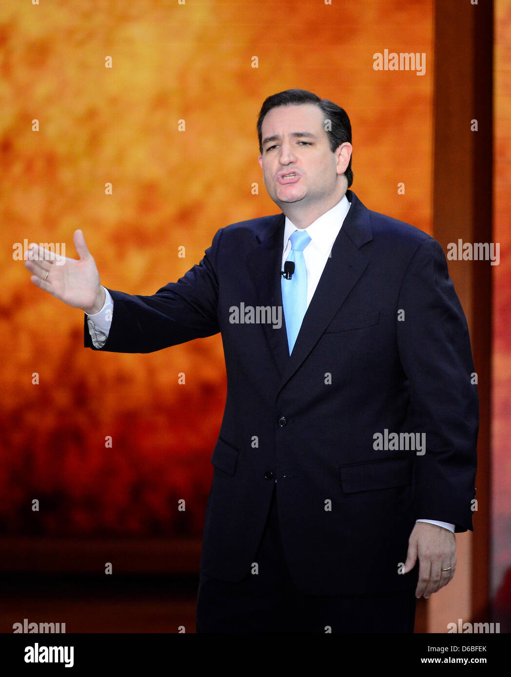 Republican United States Senate candidate Ted Cruz of Texas makes ...
