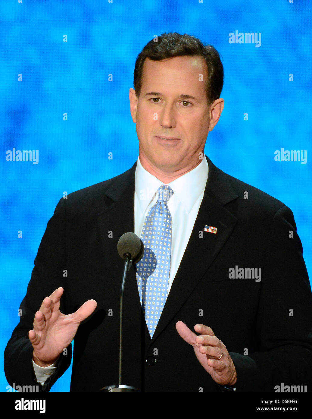 Former United States Senator Rick Santorum (Republican of Pennsylvania ...