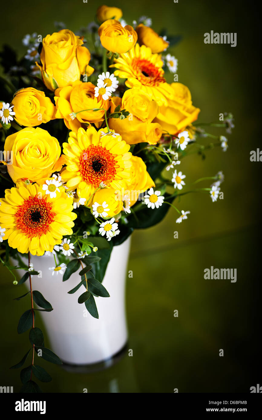 bunch of spring flowers Stock Photo - Alamy