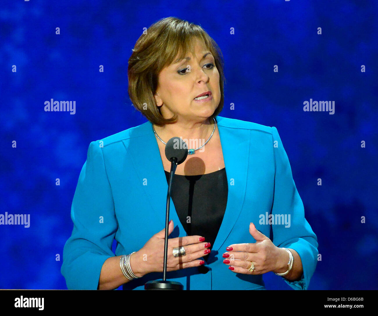 Governor Susana Martinez (Republican of New Mexico) makes remarks at ...