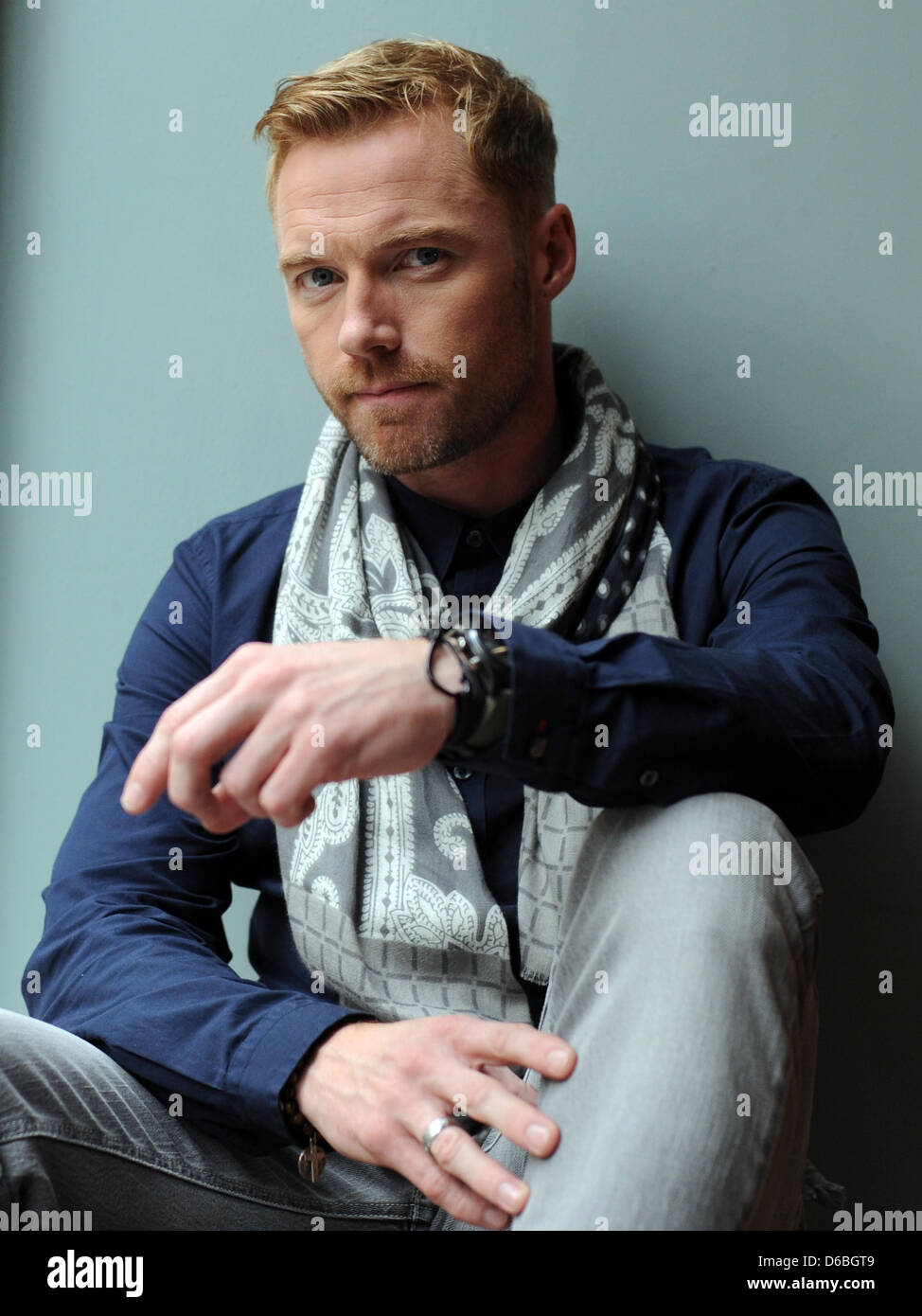 Irish singer Ronan Keating is pictured at a photoshoot in Berlin ...