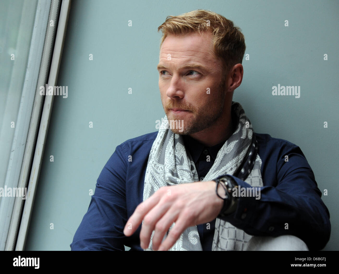 Irish singer Ronan Keating is pictured at a photoshoot in Berlin ...