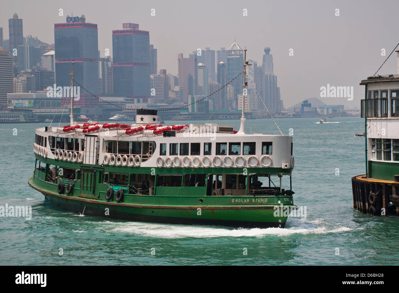 China, Hong Kong, Star Ferry at Tsim Sha Tsui Terminal Stock Photo - Alamy