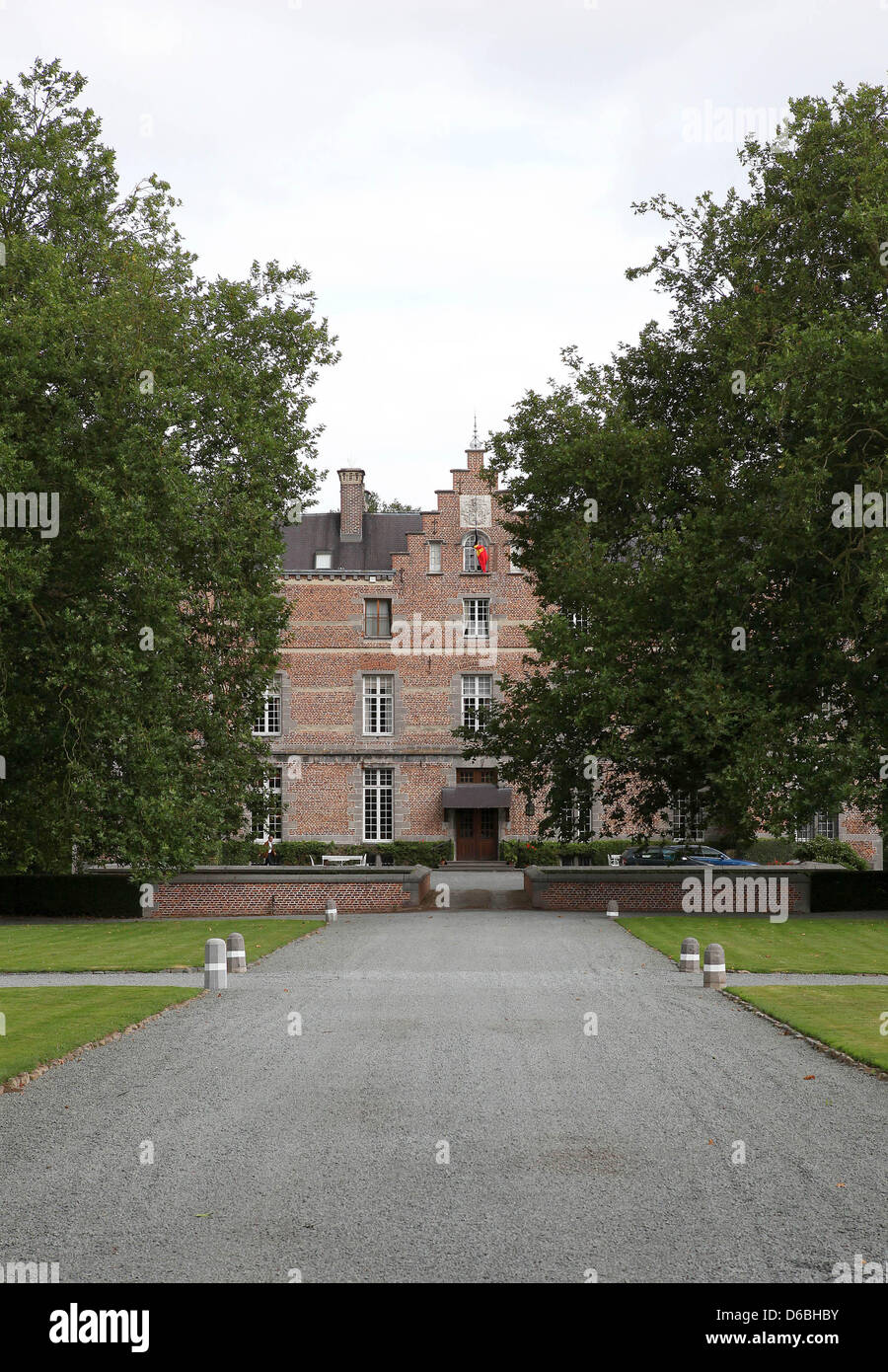 The Castle de Anvaing where the family De Lannoy holds the the funeral ...