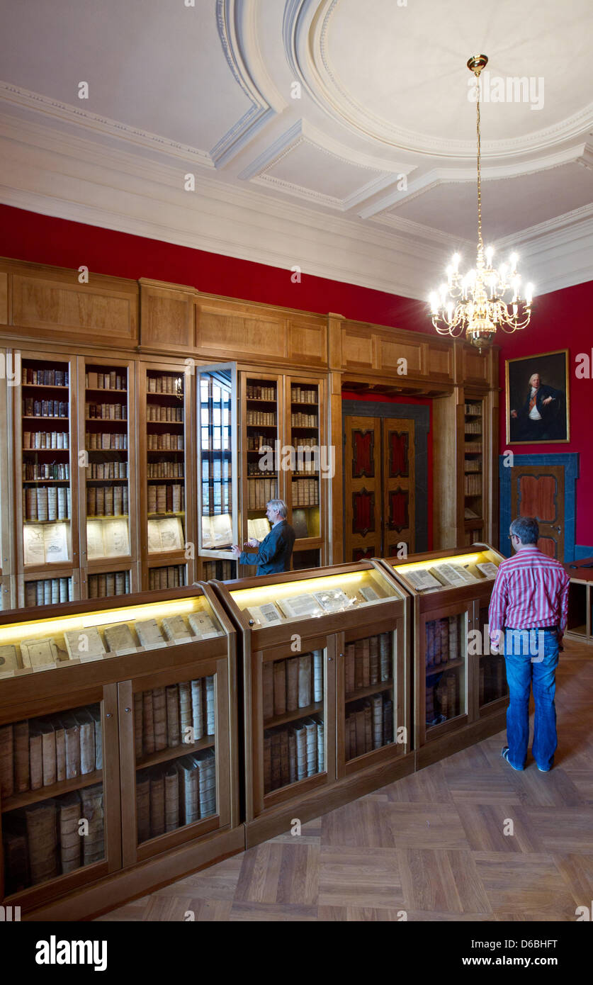 The new home of the Alvenslebensche Library is pictured at Hundisburg ...