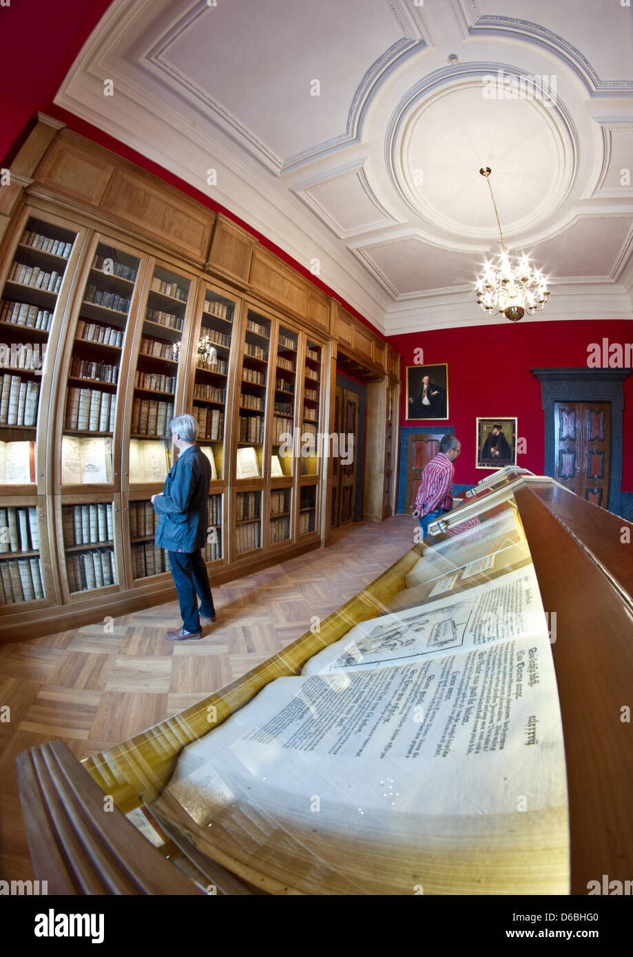 The new home of the Alvenslebensche Library is pictured at Hundisburg ...