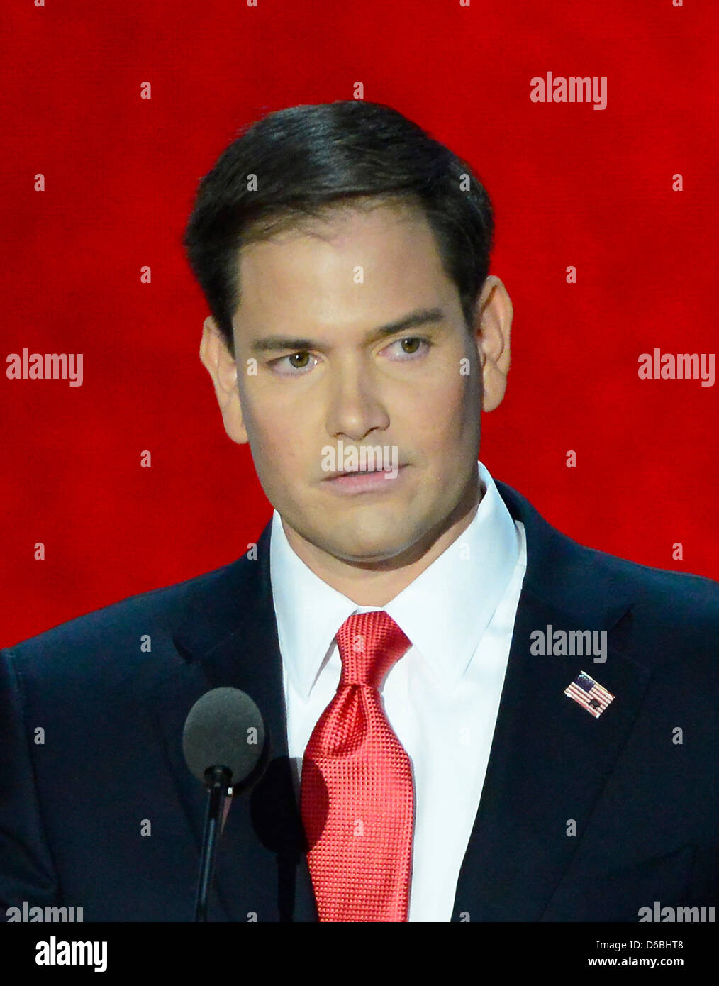 United States Senator Marco Rubio (Republican of Florida) makes remarks ...