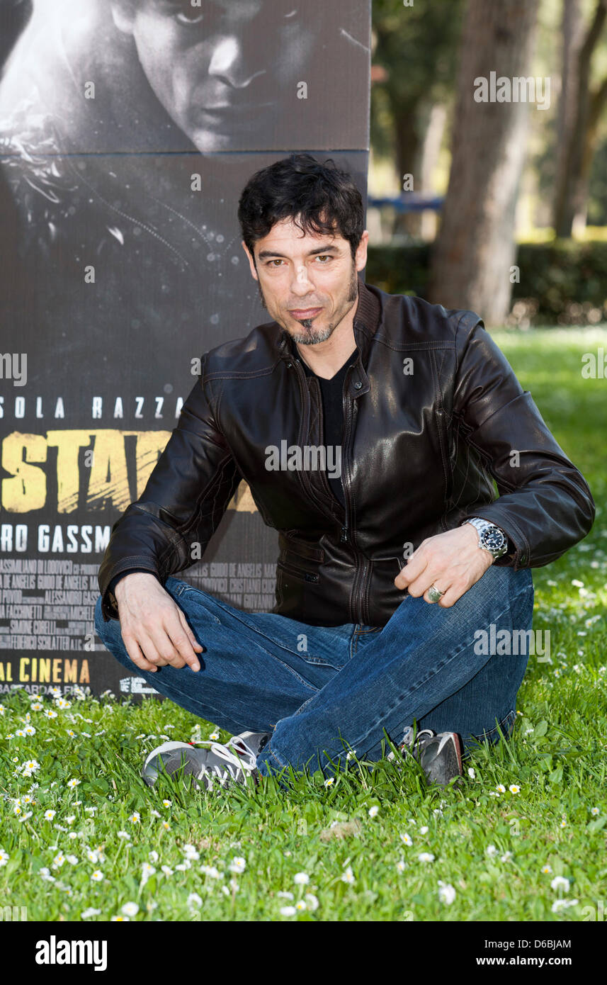Rome, Italy. 15th April, 2013 Alessandro Gassman at Photocall for film ...