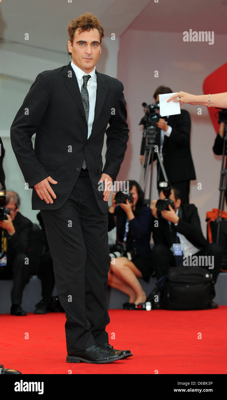 US actor Joaquin Phoenix arrives at the premiere of the movie "The ...