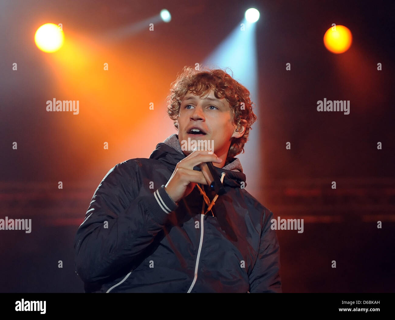 Singer Tim Bendzko performs at 'The new German Poets' festival at IFA ...