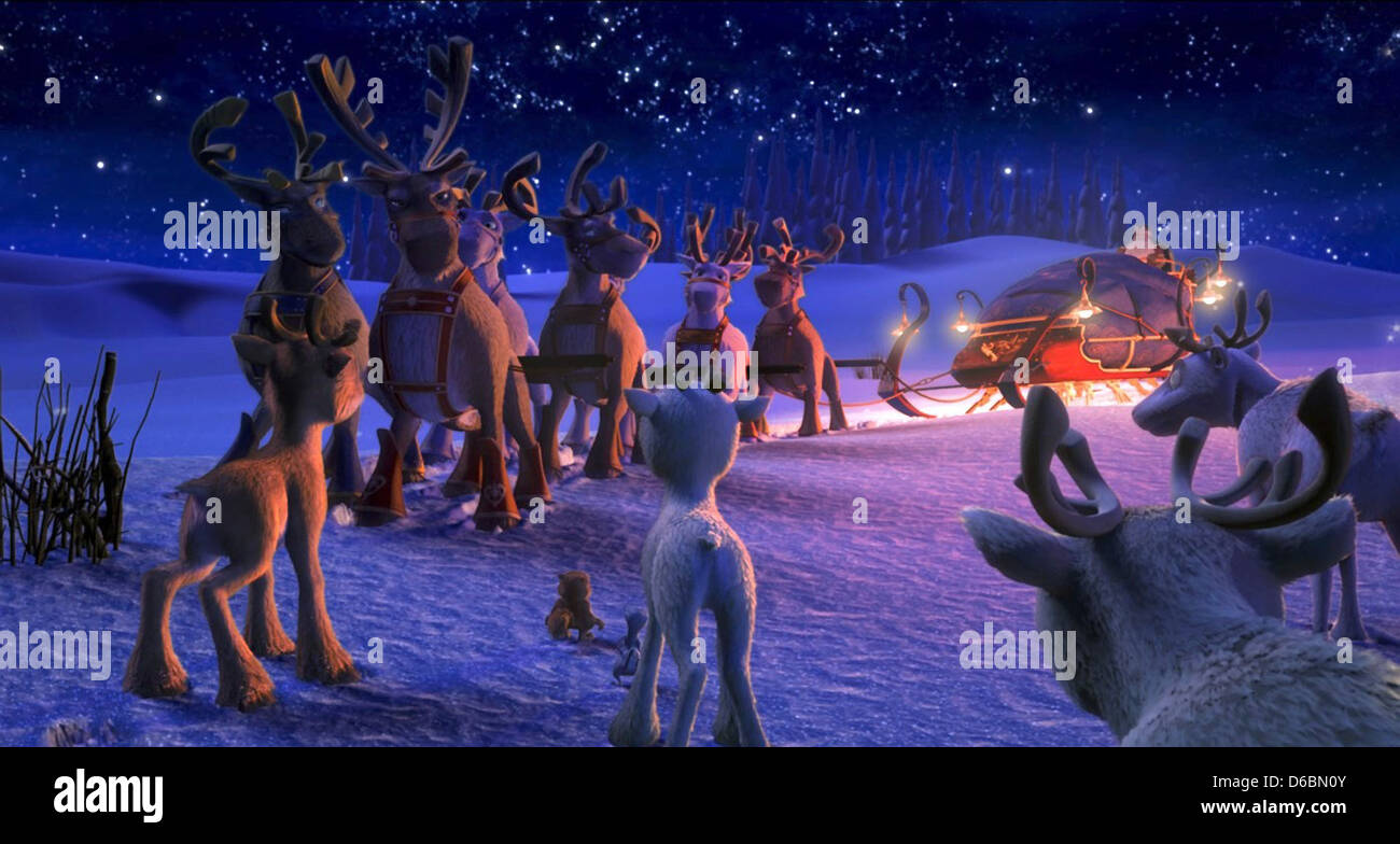 Reindeer Sleigh High Resolution Stock Photography and Images - Alamy