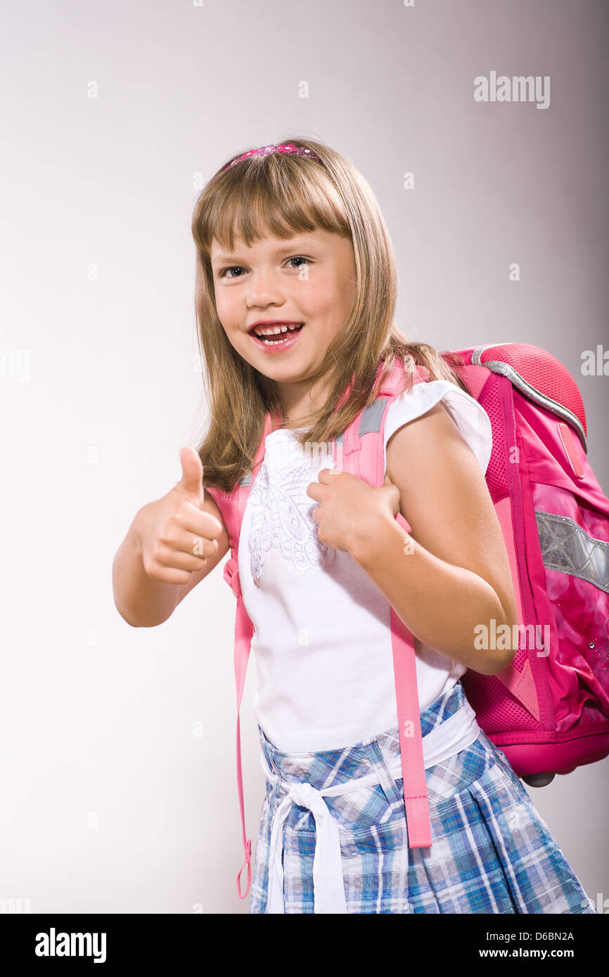 first grader girl Stock Photo - Alamy