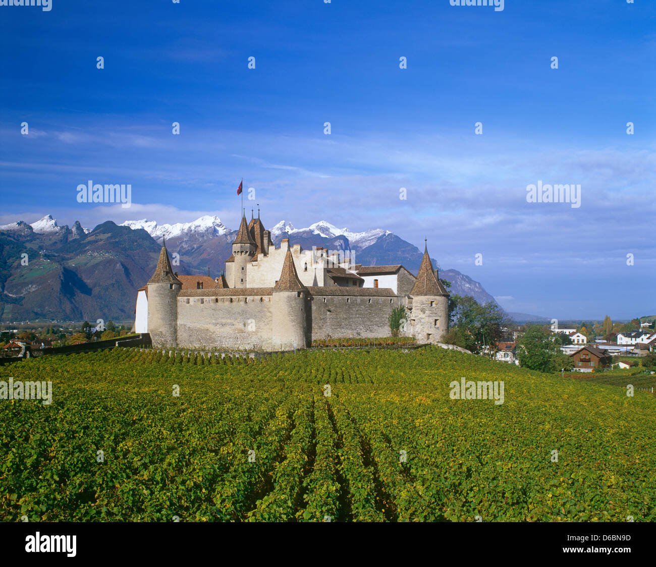 Chateau d'Aigle, Vaud canton, Switzerland Stock Photo - Alamy