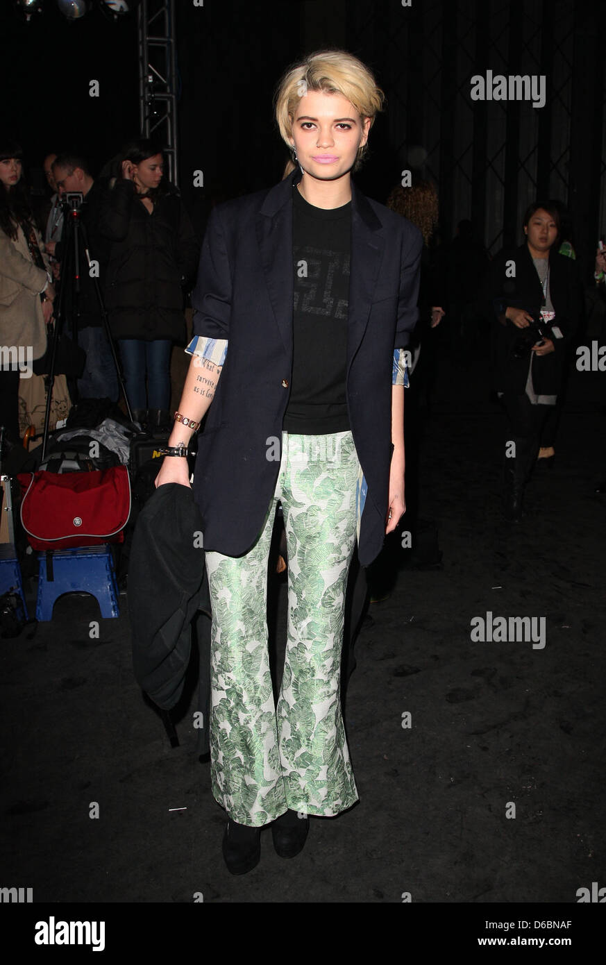Pixie Geldof London Fashion Week A/W 2011 - House of Holland - Front ...