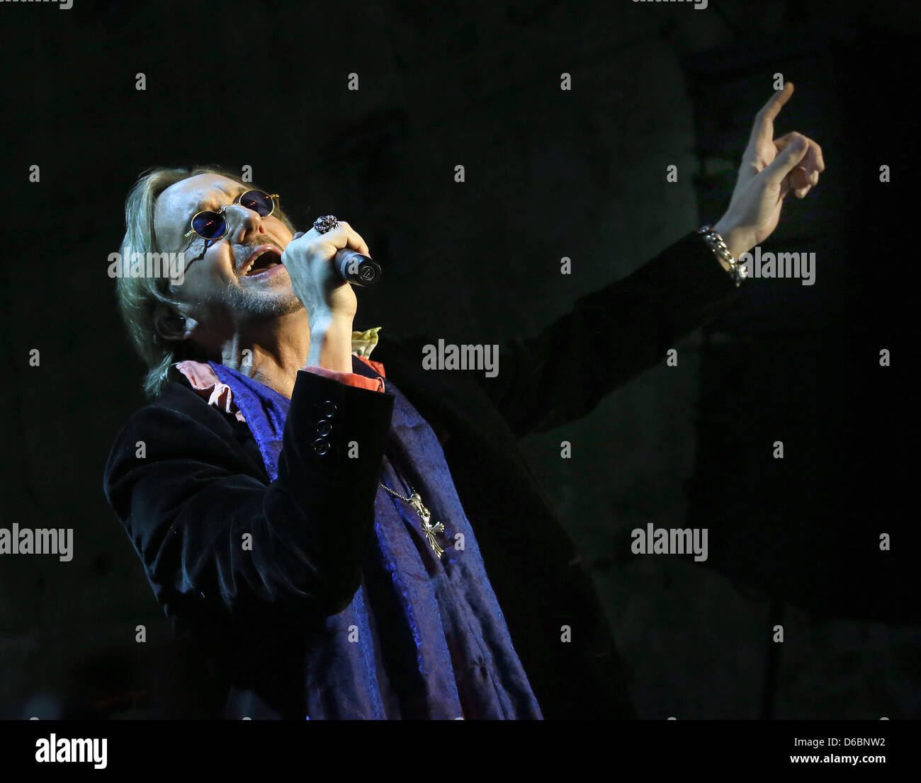 German singer Marius Mueller-Westernhagen performs live on stage at ...