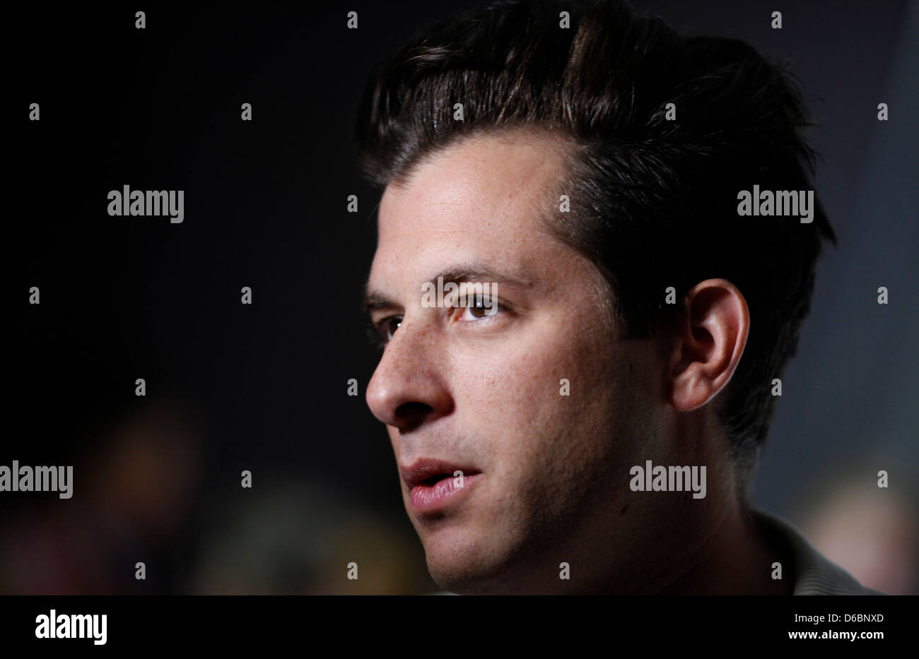 British producer and DJ Mark Ronson poses for pictures on the red ...