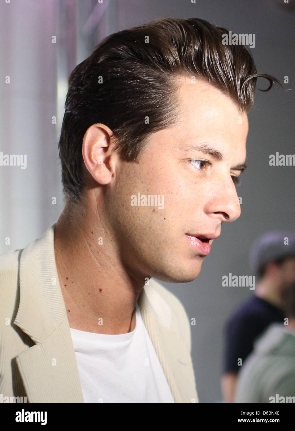 British producer and DJ Mark Ronson poses for pictures on the red ...