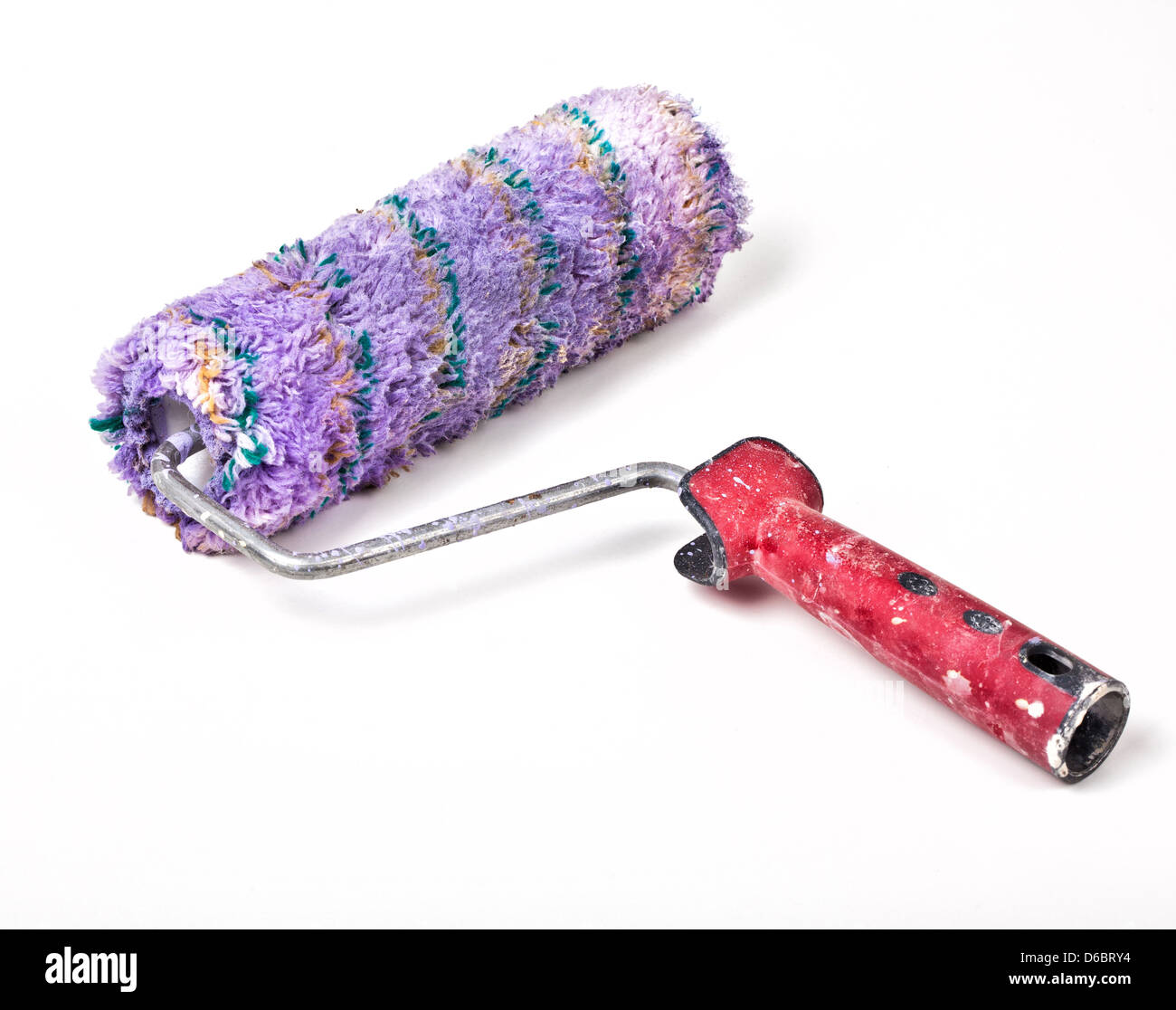 White paint roller on Cut Out Stock Images & Pictures - Alamy