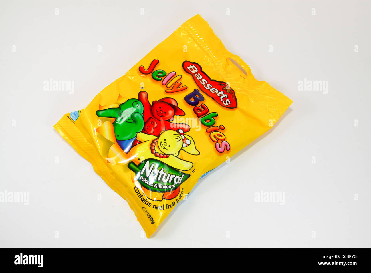 190g packet of Bassetts Jelly Babies sweets Stock Photo - Alamy