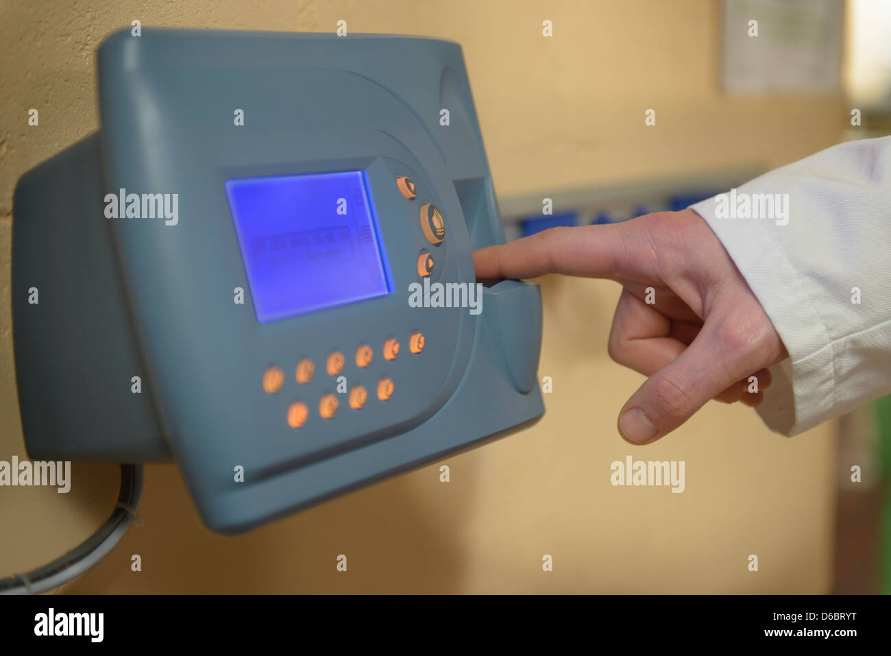 Clocking In Clock High Resolution Stock Photography and Images - Alamy