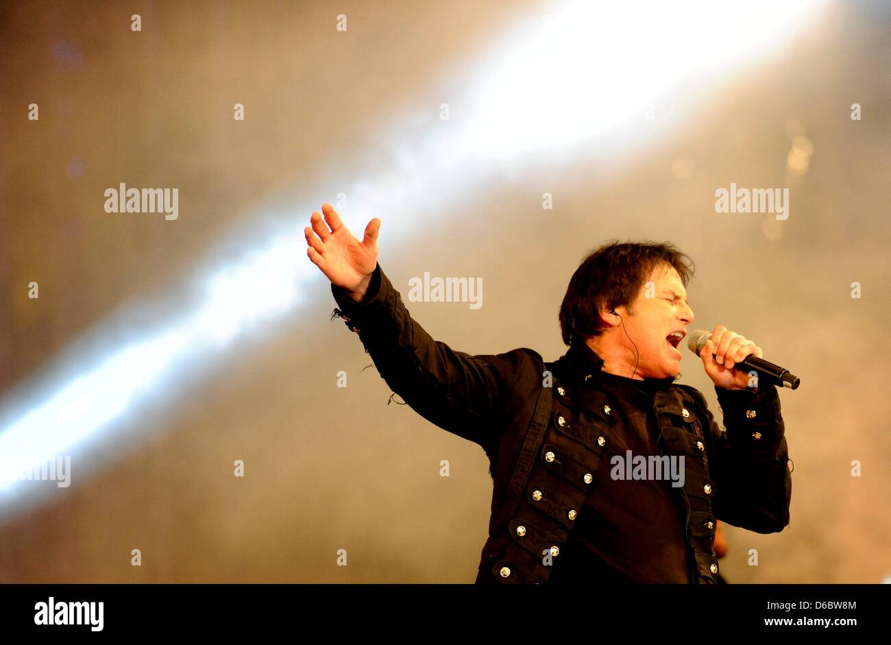 Jimi Jamison performs during the New Year's Eve open-air party at the ...
