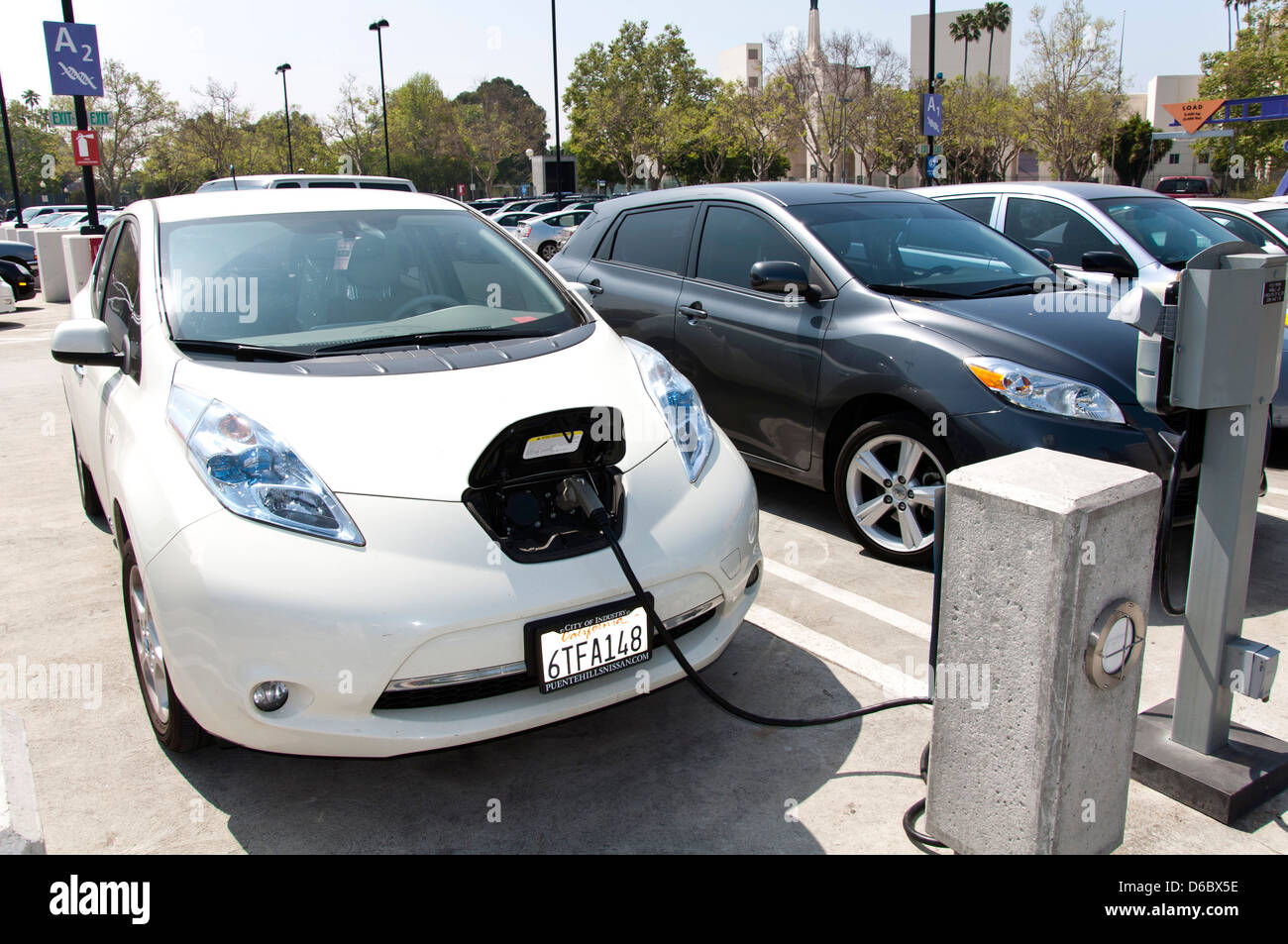 Electrical Car Charging Stock Photo - Alamy