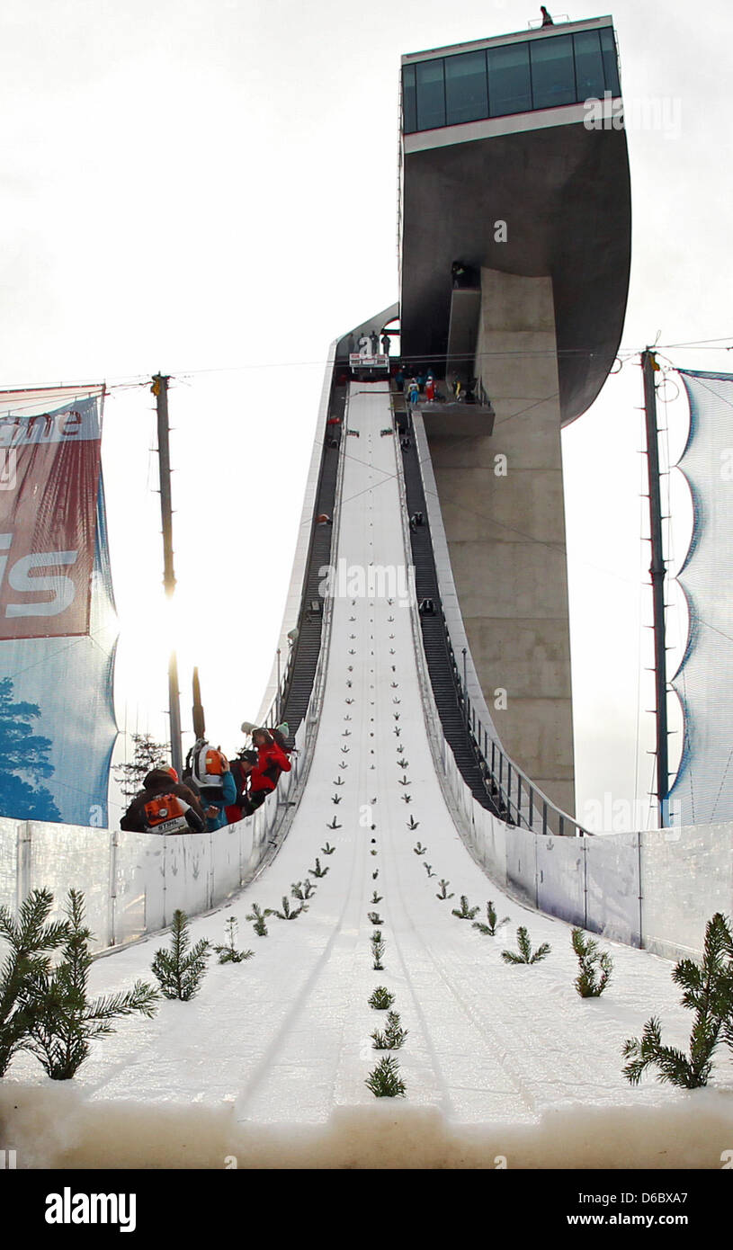 Bergisel ski jump tower hi-res stock photography and images - Alamy