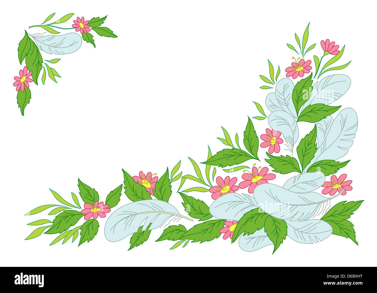 Flowers june july Cut Out Stock Images & Pictures - Alamy