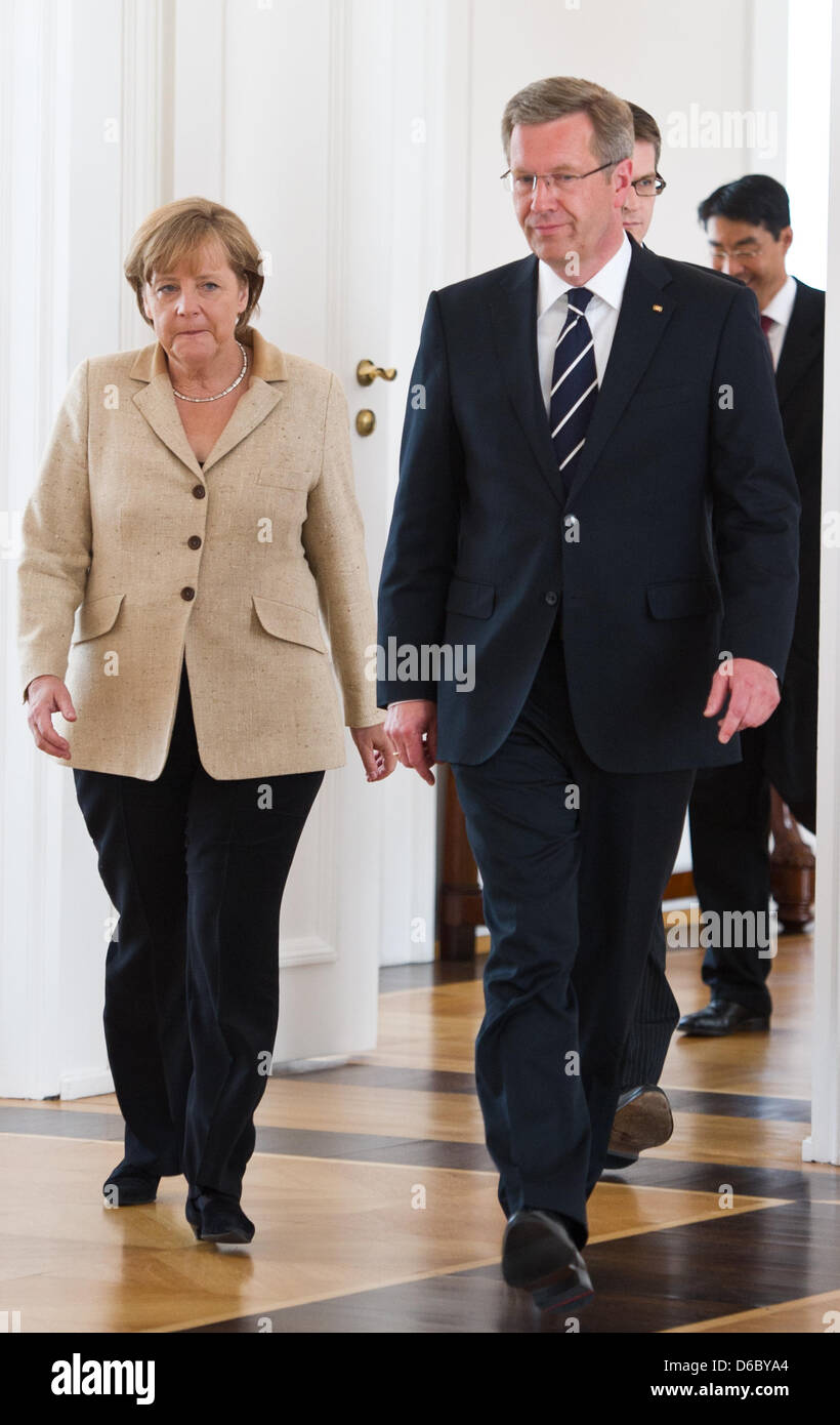 FILE - An archive picture dated 12 May 2011 shows German Chancellor ...