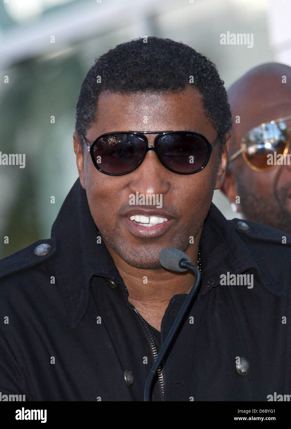 US Musician Kenny "Babyface" Edmonds attends the ceremony celebrating ...