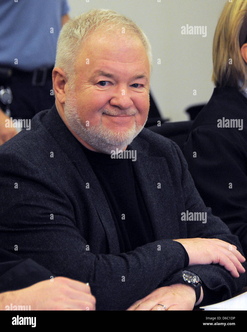 The hotel operator Axel Hilpert sits in the court room of the Regional ...