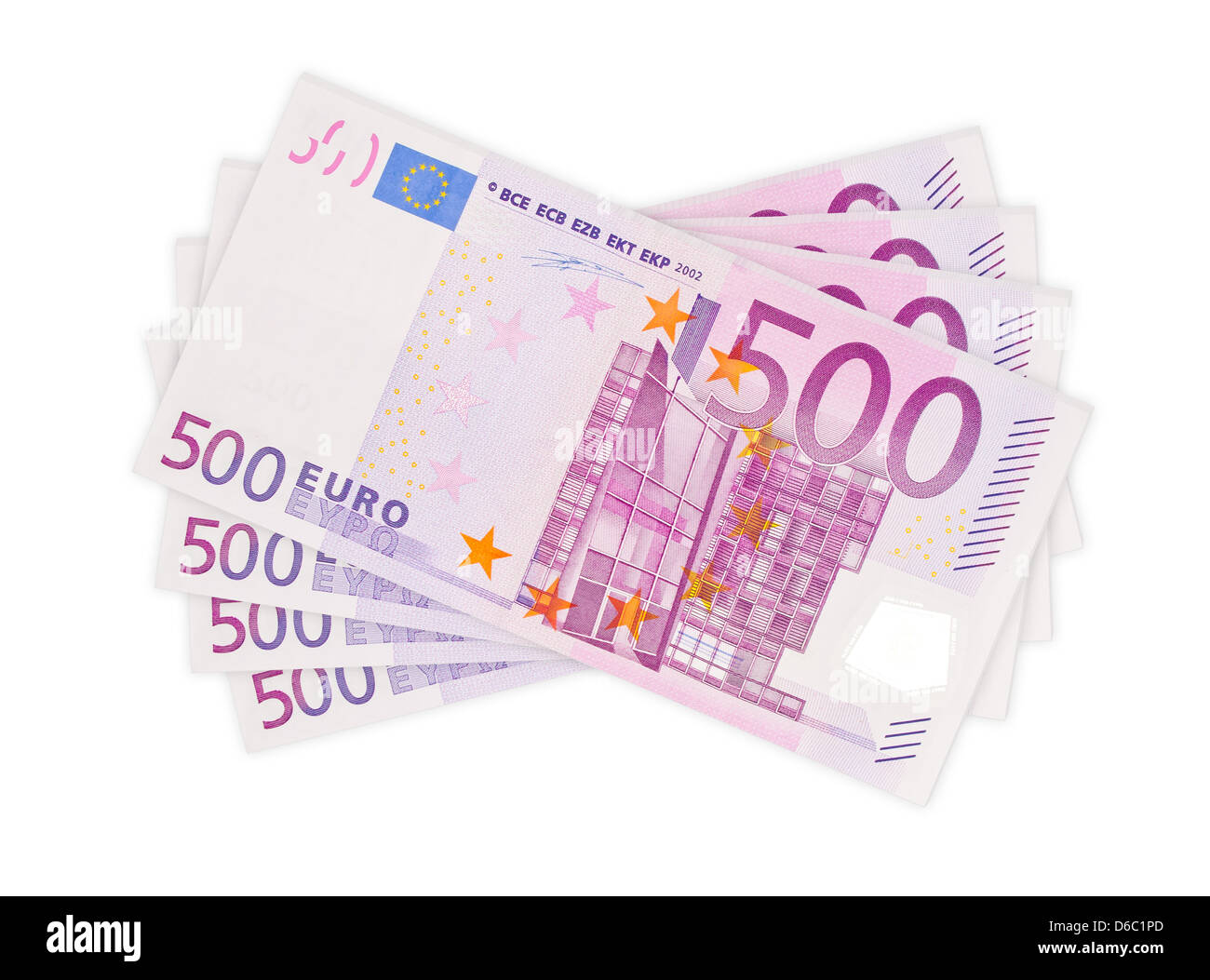 Euros banknotes 500 Cut Out Stock Images & Pictures - Alamy