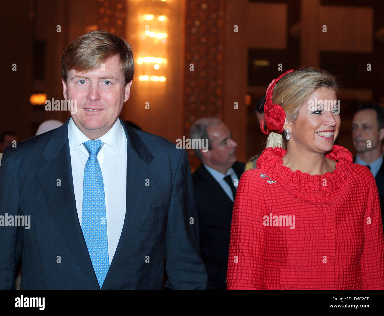 Dutch Crown Prince Willem-Alexander and Princess Maxima arrive at Hotel ...