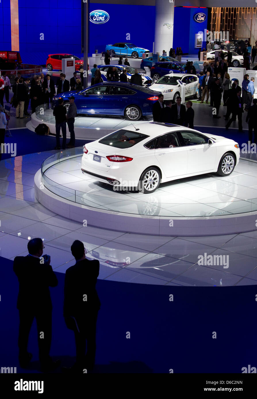 A Fusion Titanium of the US American car manufacturer Ford is presented ...