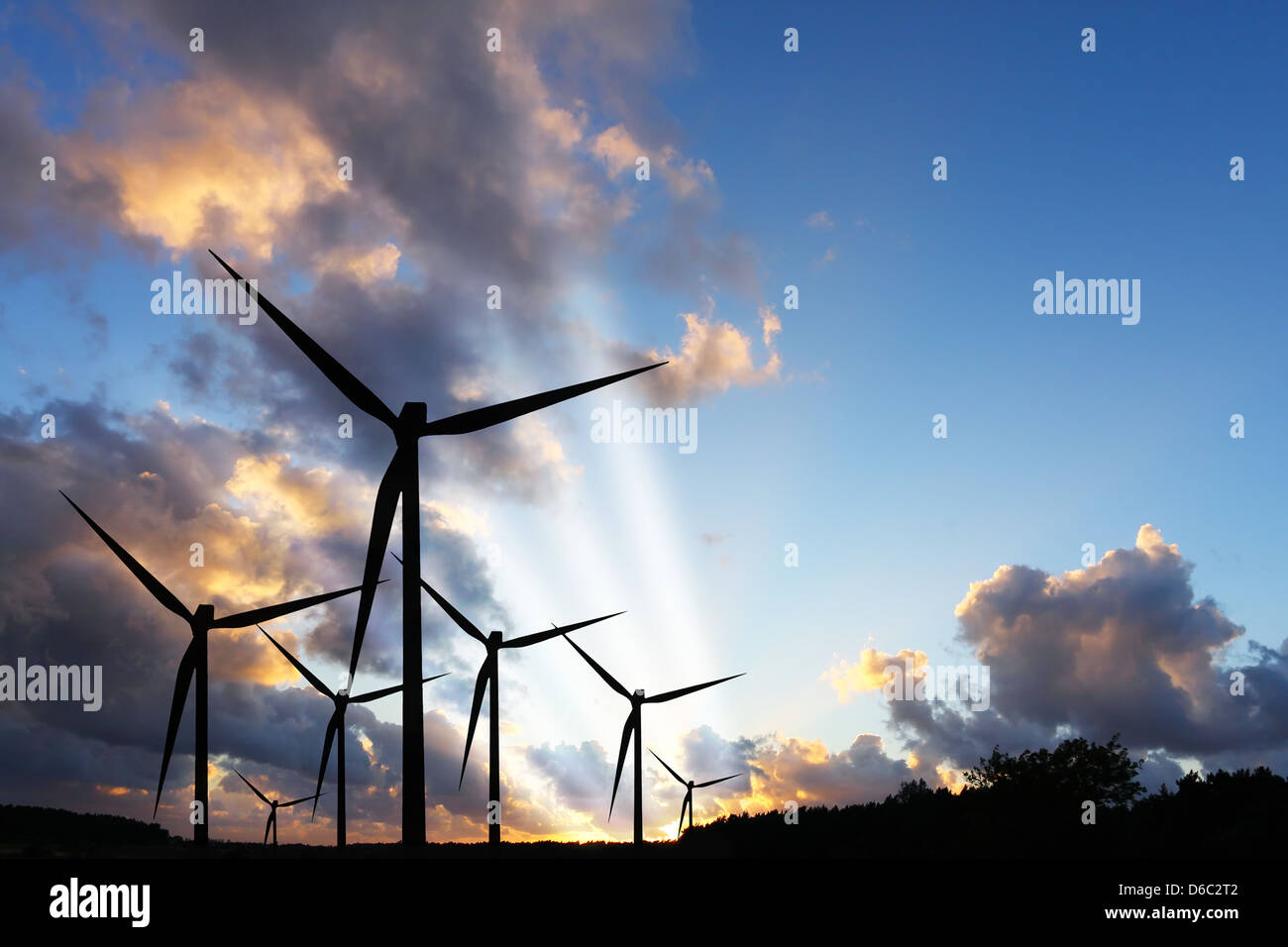 Power plant sunrise hi-res stock photography and images - Alamy