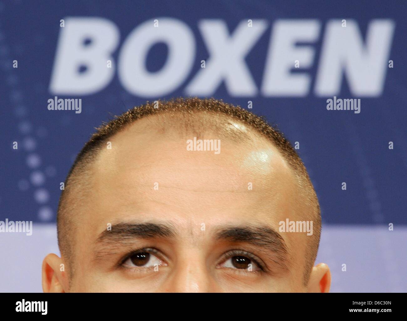 Armenian-German professional boxer Arthur Abraham talks to journalists ...