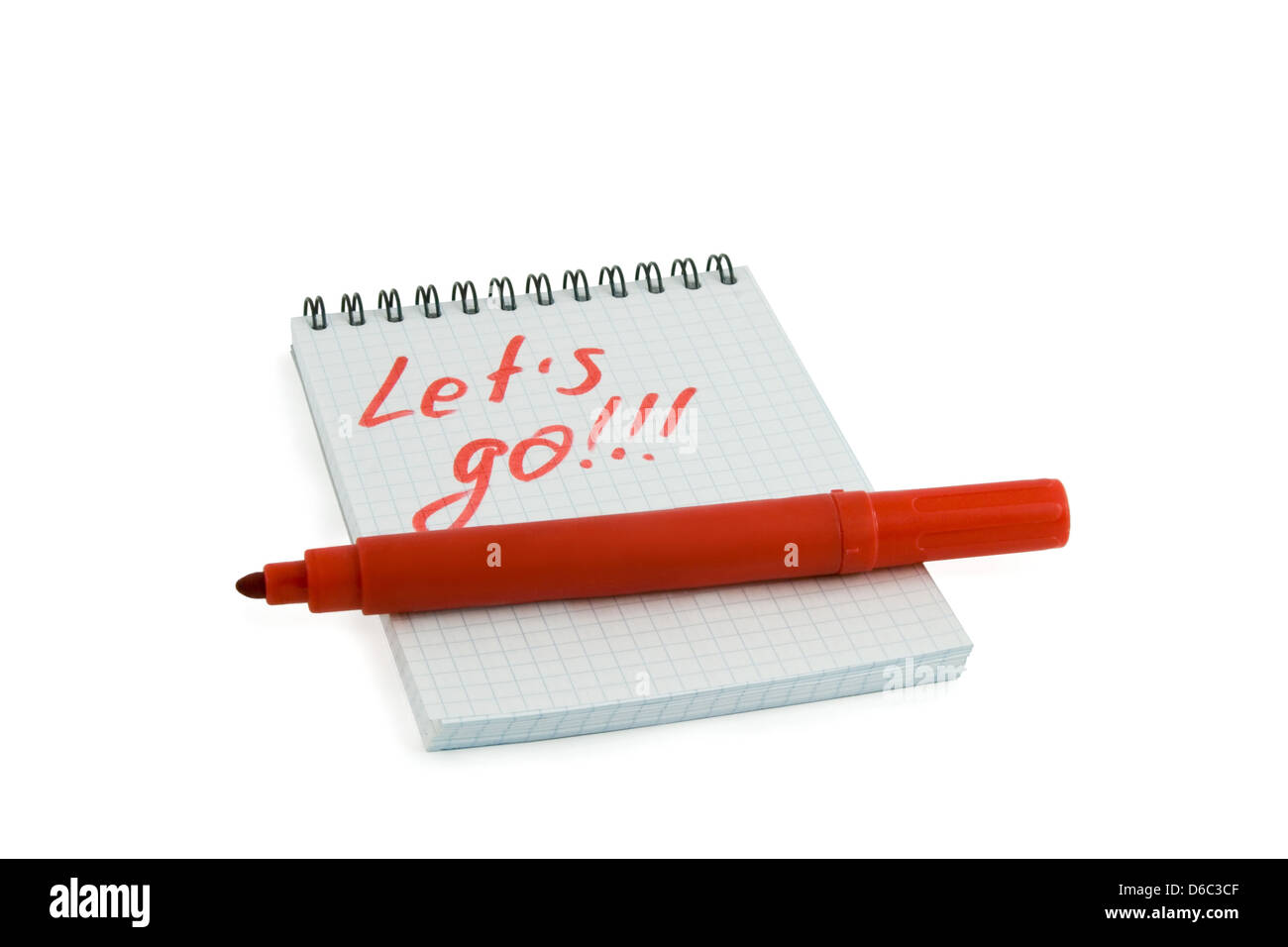 Red and white marker hi-res stock photography and images - Alamy