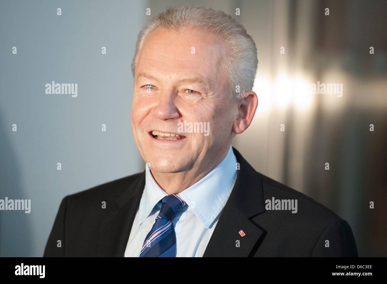 Ruediger Grube, CEO of Deutsche Bahn (German Rail), attends the WELT ...